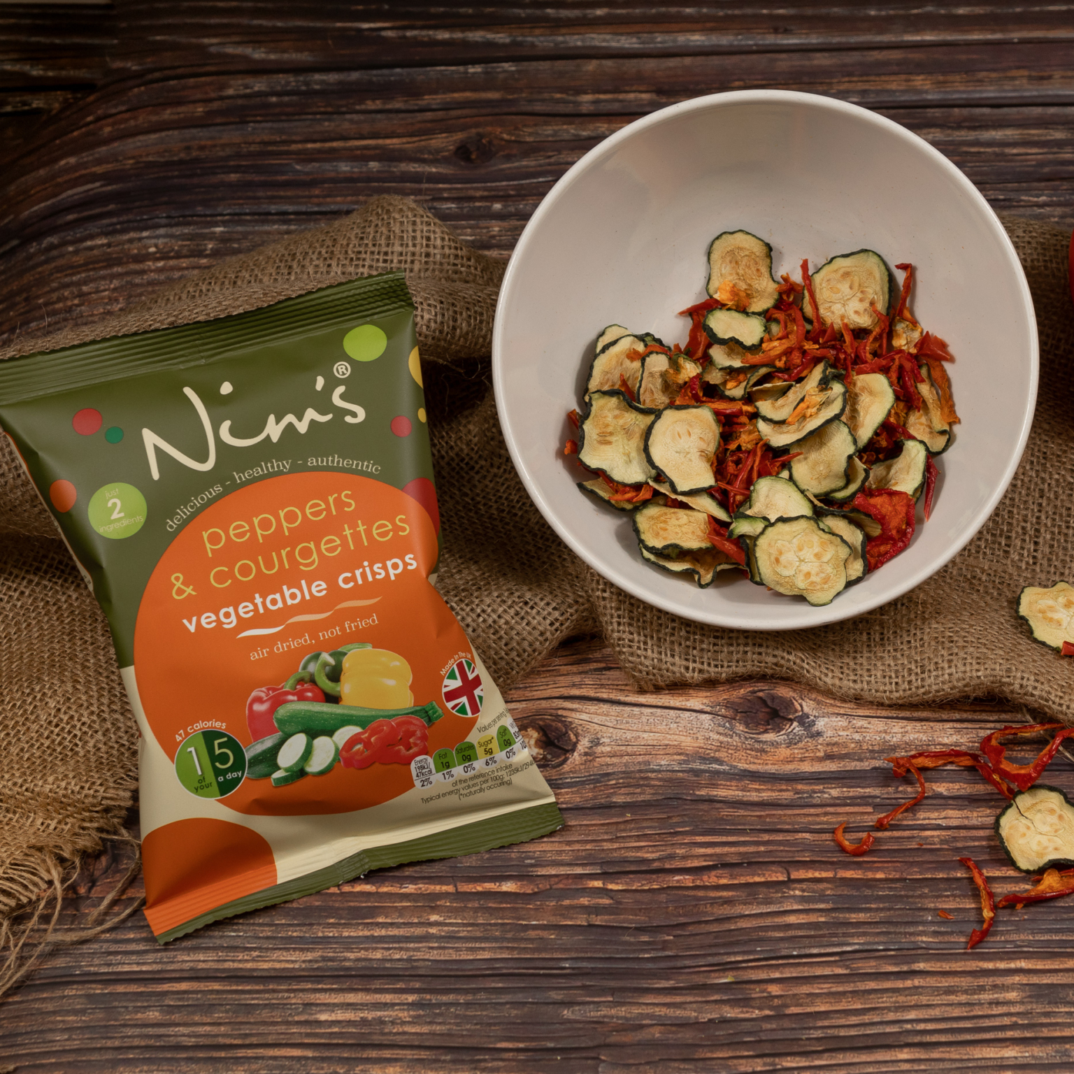 Fruit and Vegetable Nim's Crisps Hamper